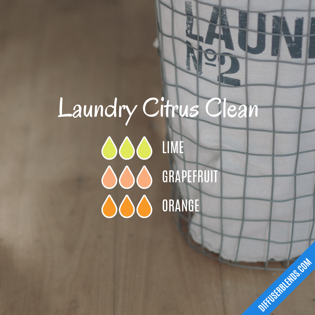 Laundry Citrus Clean | DiffuserBlends.com