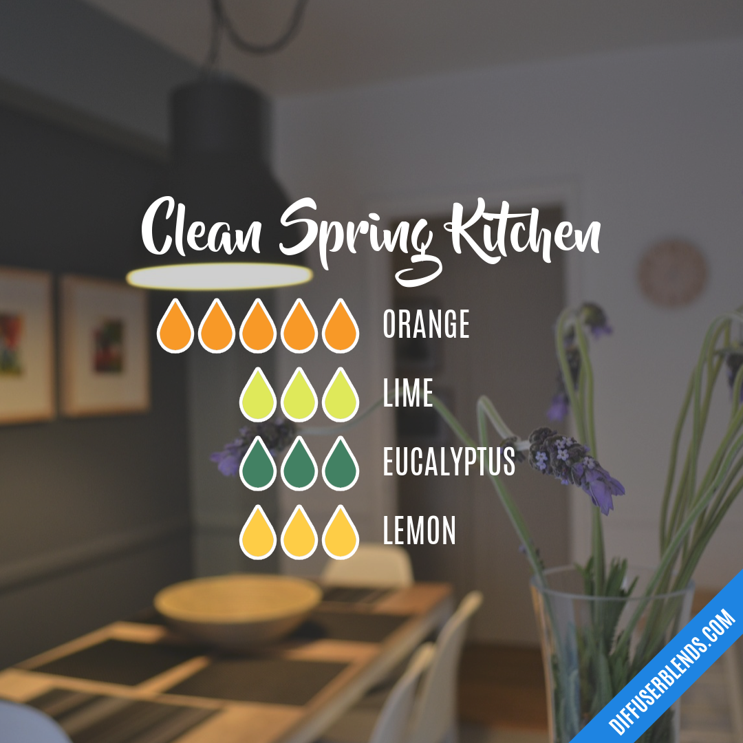 Clean Spring Kitchen | DiffuserBlends.com