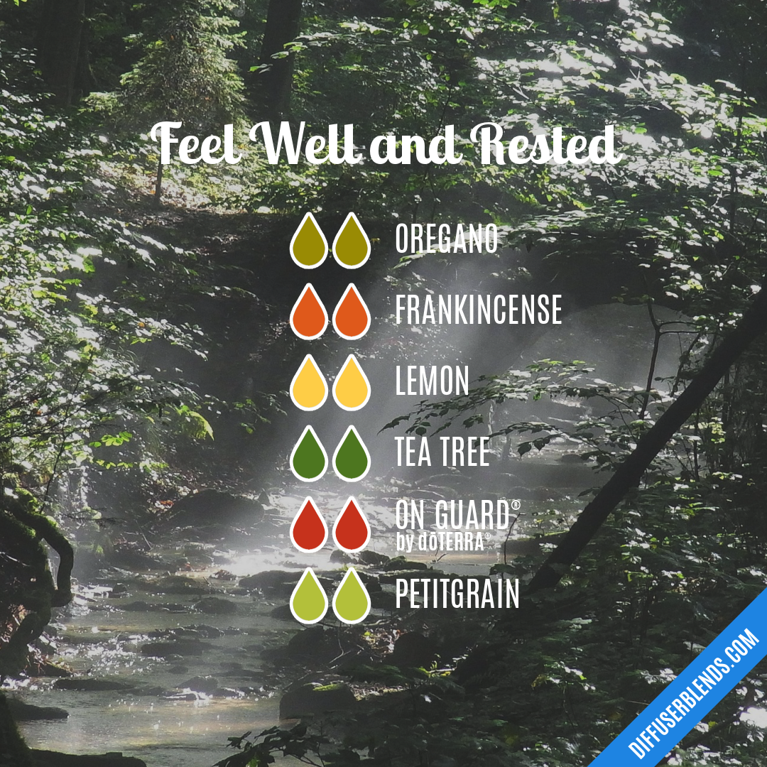 Feel Well and Rested | DiffuserBlends.com