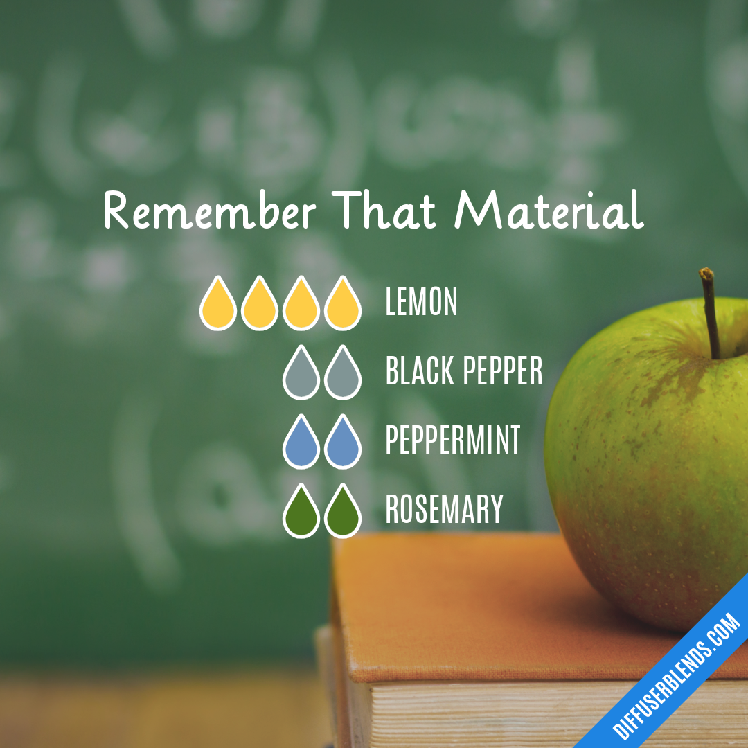 Remember That Material | DiffuserBlends.com