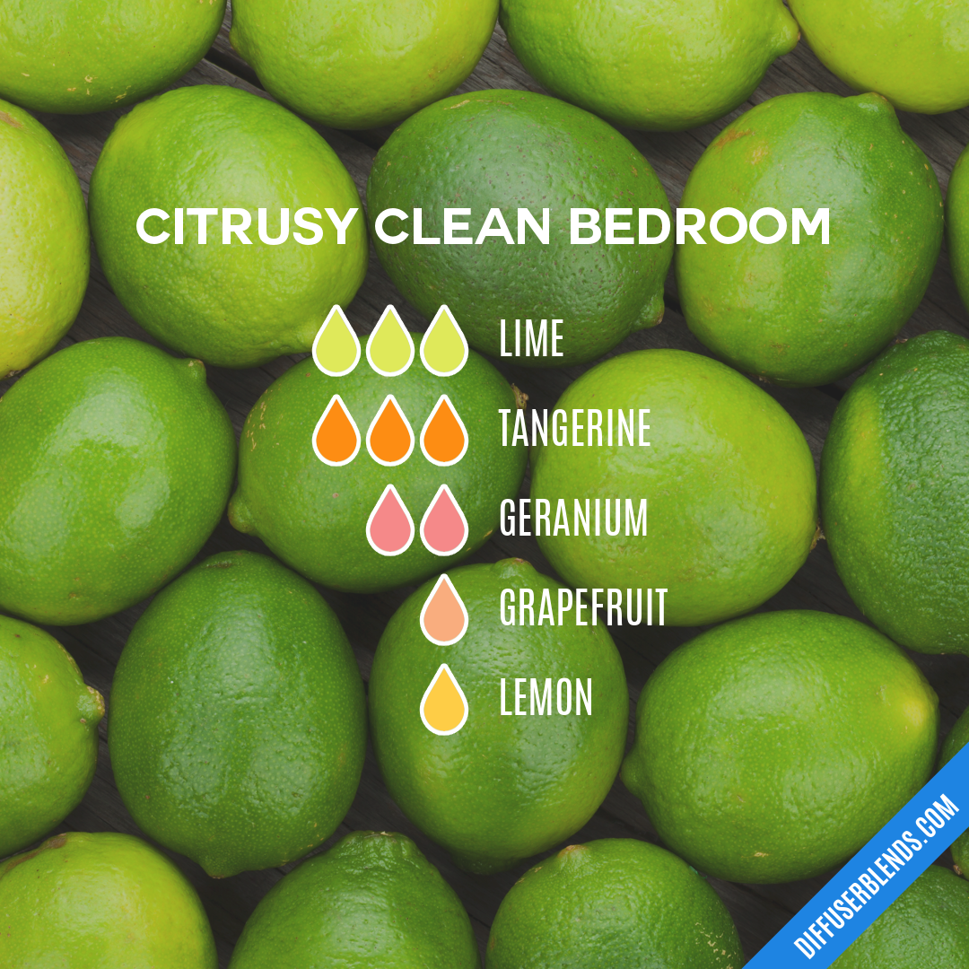 Citrusy Clean Bedroom | DiffuserBlends.com