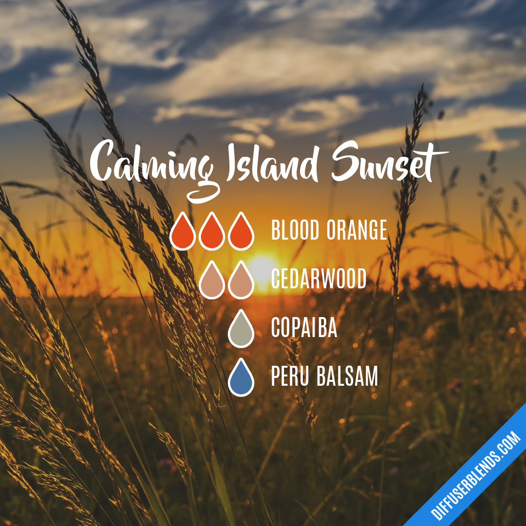 Calming Island Sunset | DiffuserBlends.com