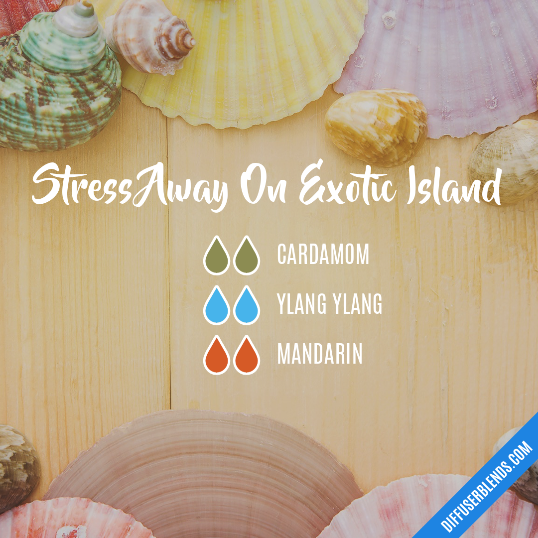 Stress Away On Exotic Island | DiffuserBlends.com