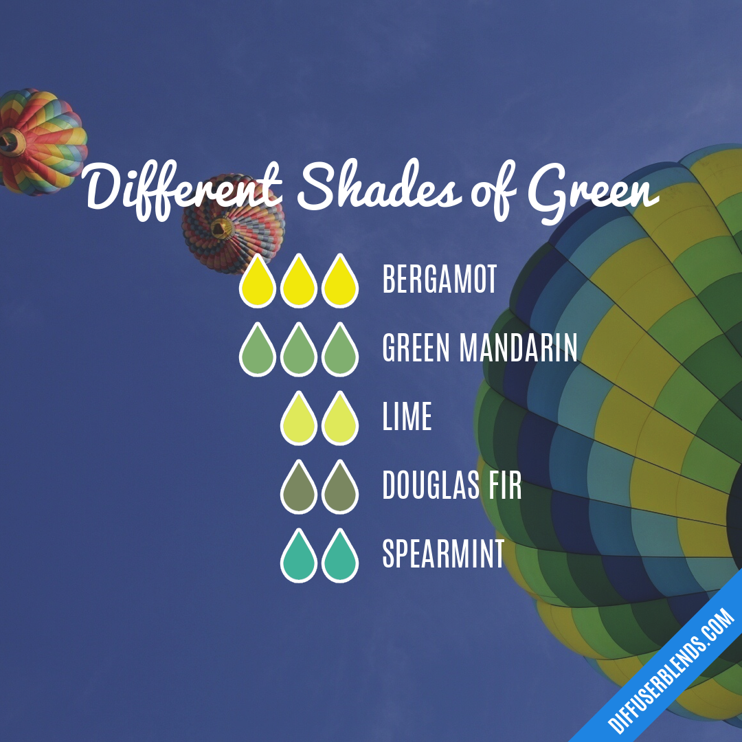 Different Shades of Green | DiffuserBlends.com