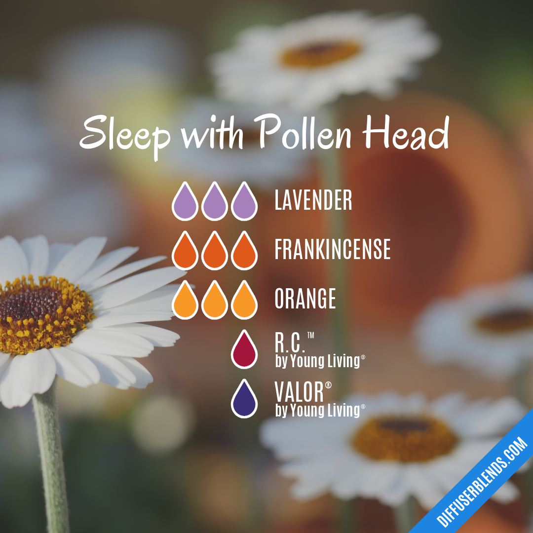 Sleep with Pollen Head | DiffuserBlends.com